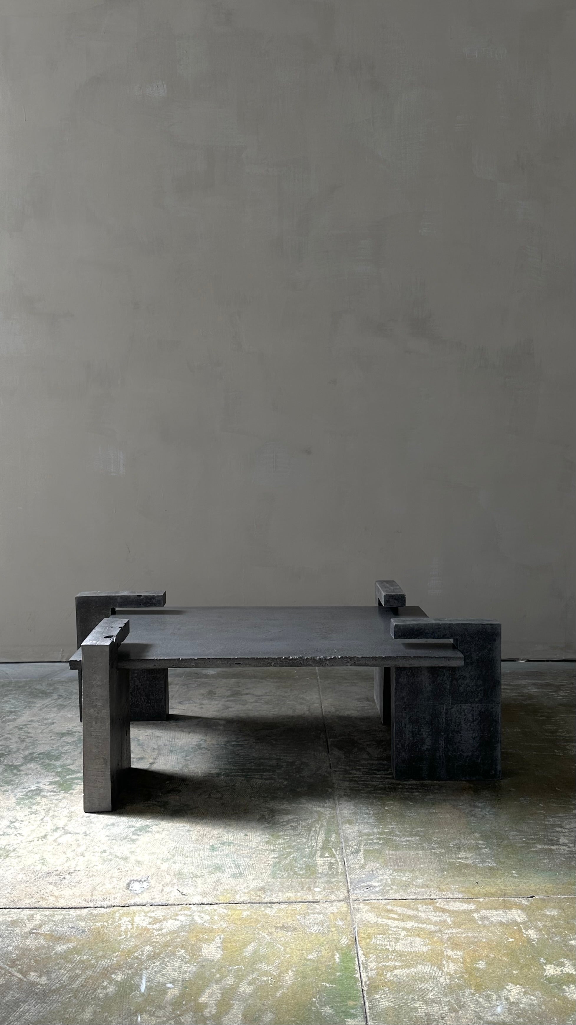 Leo Coffee Table in Lava Stone – Stone By Hand